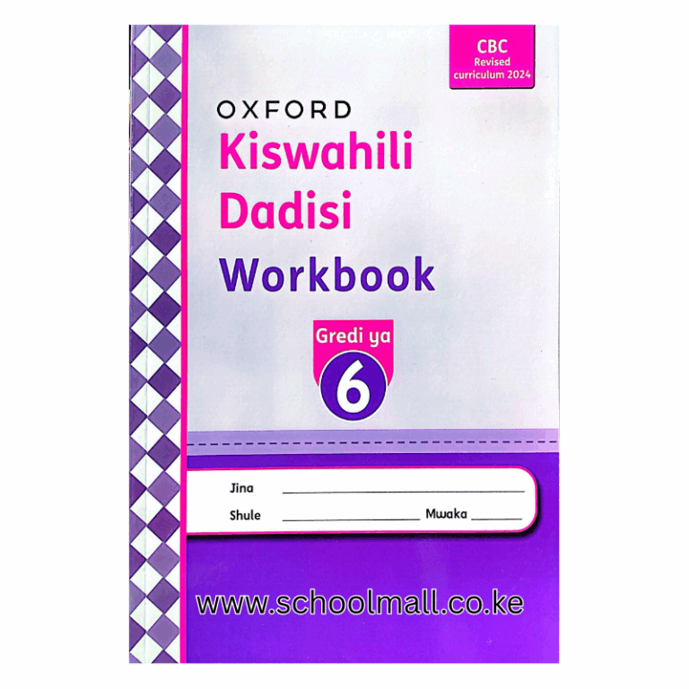 Kiswahili Dadisi Workbook Grade 6 - Schoolmall bookshop