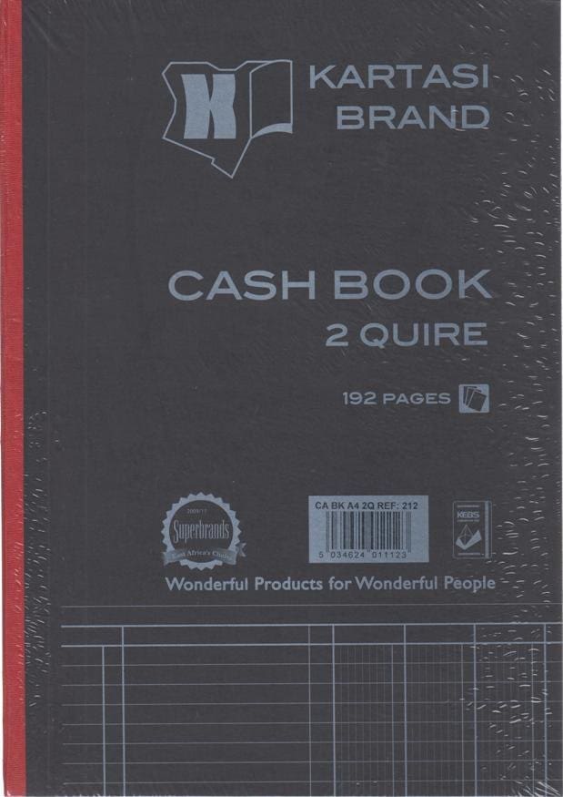 Cash Book 2 Quire - Schoolmall bookshop
