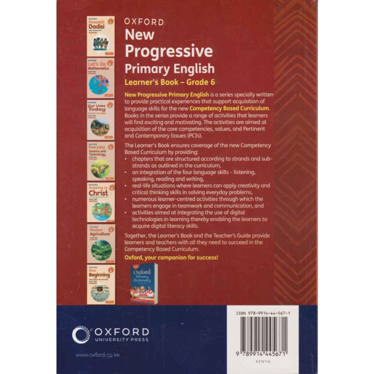 New Progressive English Grade 6 - Schoolmall bookshop