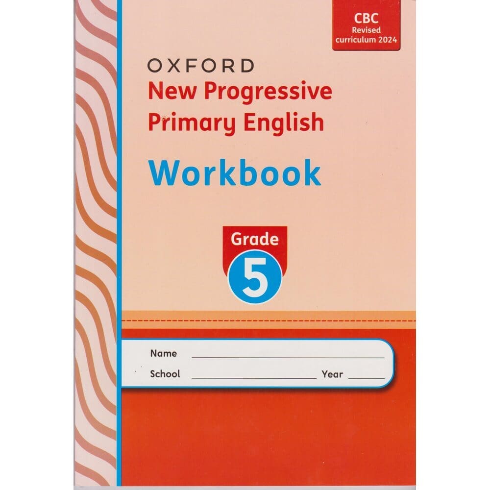 NEW PROGRESSIVE PRIMARY ENGLISH WORKBOOK GRADE 5 - Schoolmall bookshop