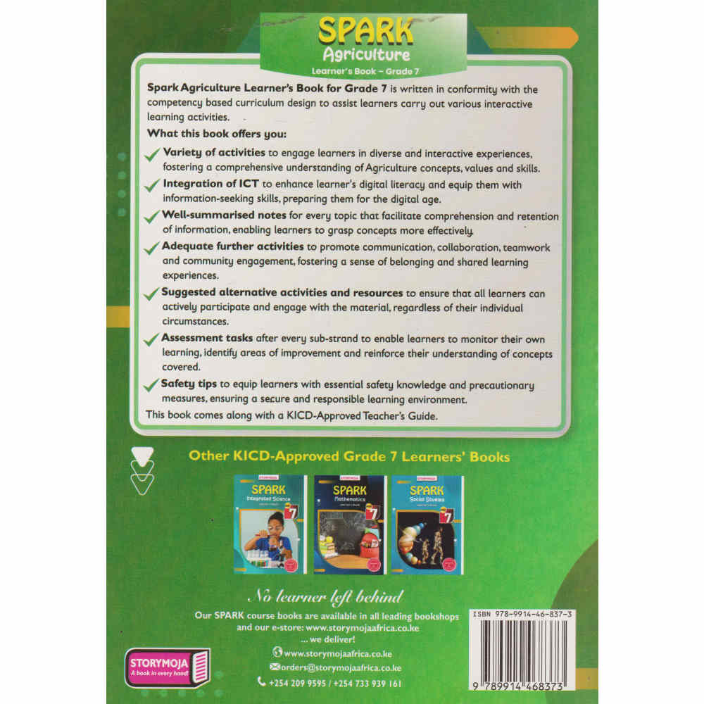 SPARK AGRICULTURE GRADE 7 - Schoolmall bookshop