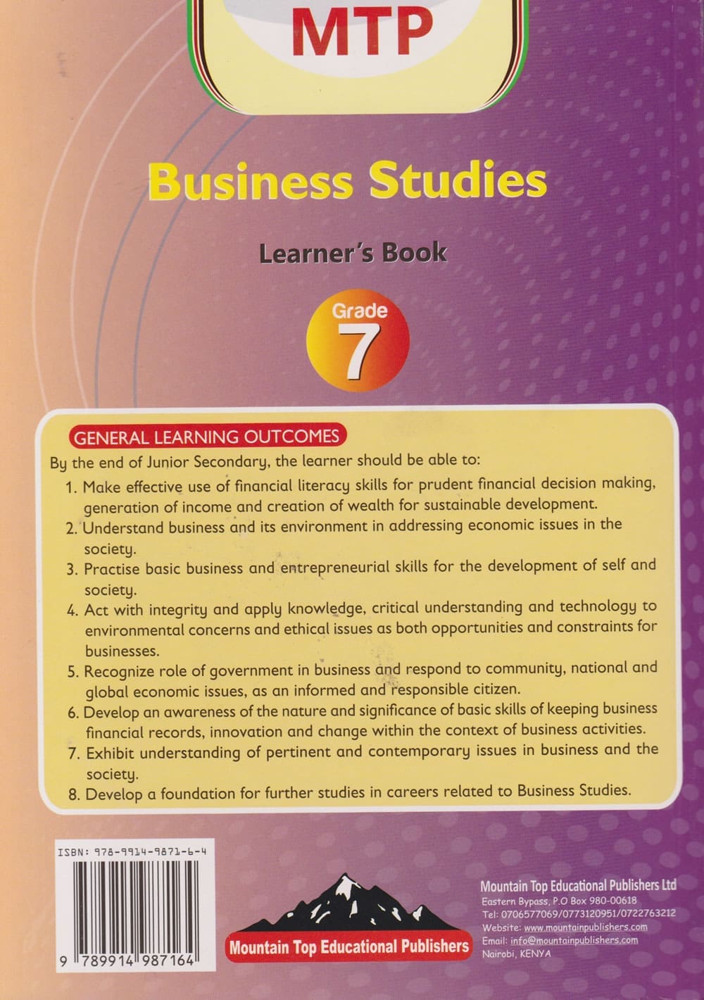 MTP BUSINESS GRADE 7 - Schoolmall bookshop