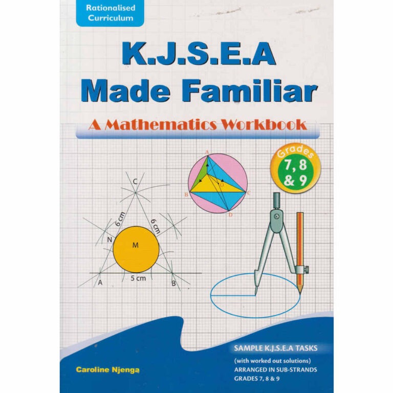 KJSEA MADE FAMILIAR MATHEMATICS - Schoolmall bookshop